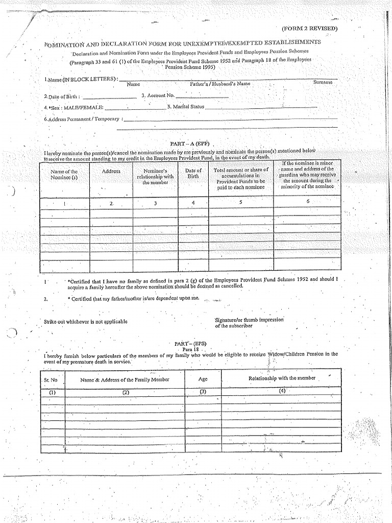 FORM 2 (Revised) - 1 | PDF