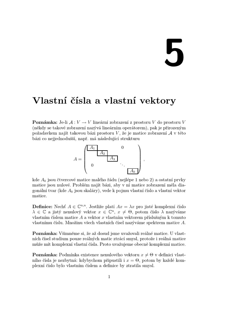 17 Vlastni Cisla A Vektory | PDF