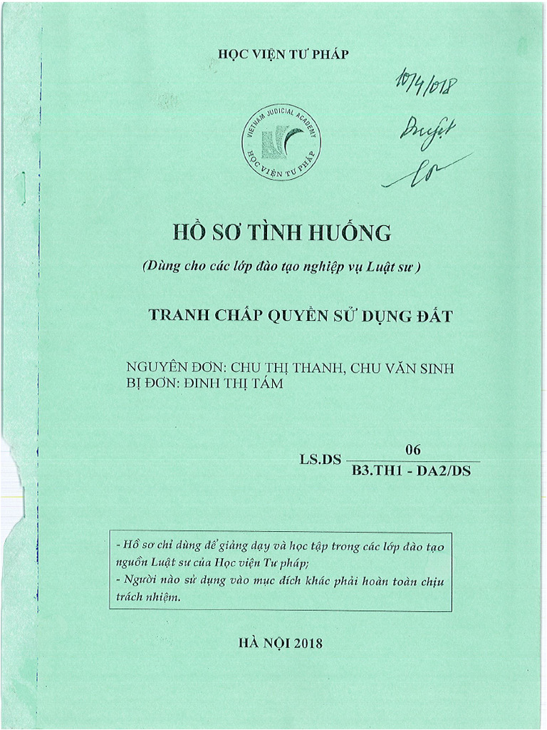 Ho So Dan Su So 06 - DS - 2018 | PDF