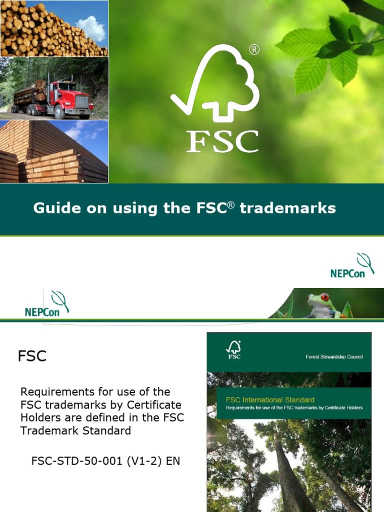 NEPCon FSC Trademark Guide 2015 02 | PDF | Forest Stewardship Council ...