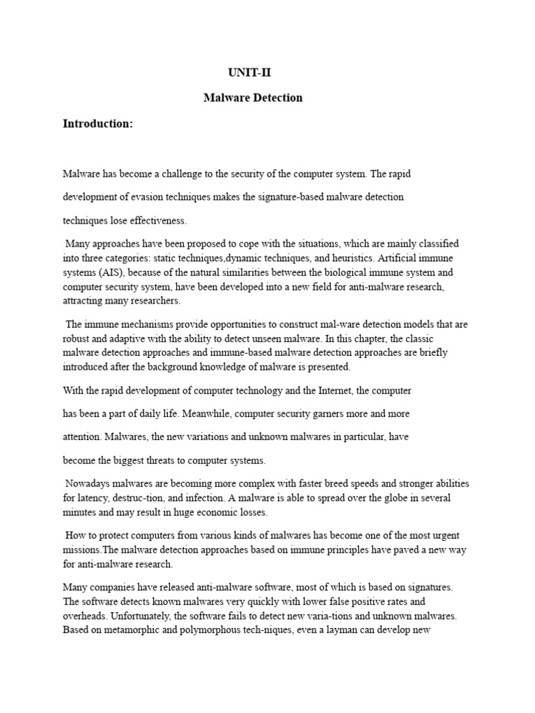 Unit Ii Ais | PDF | Malware | Computer Virus