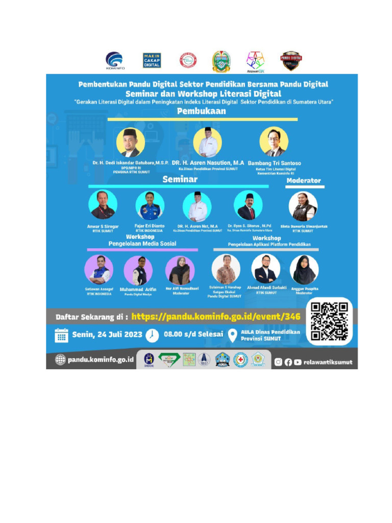 Pembentukan Pandu Digital Dan Kick Off Literasi Digital | PDF