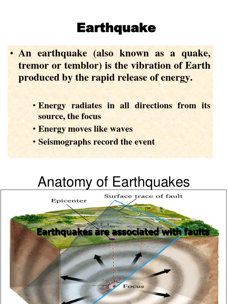 Earthquake | PDF | Moment Magnitude Scale | Earthquakes