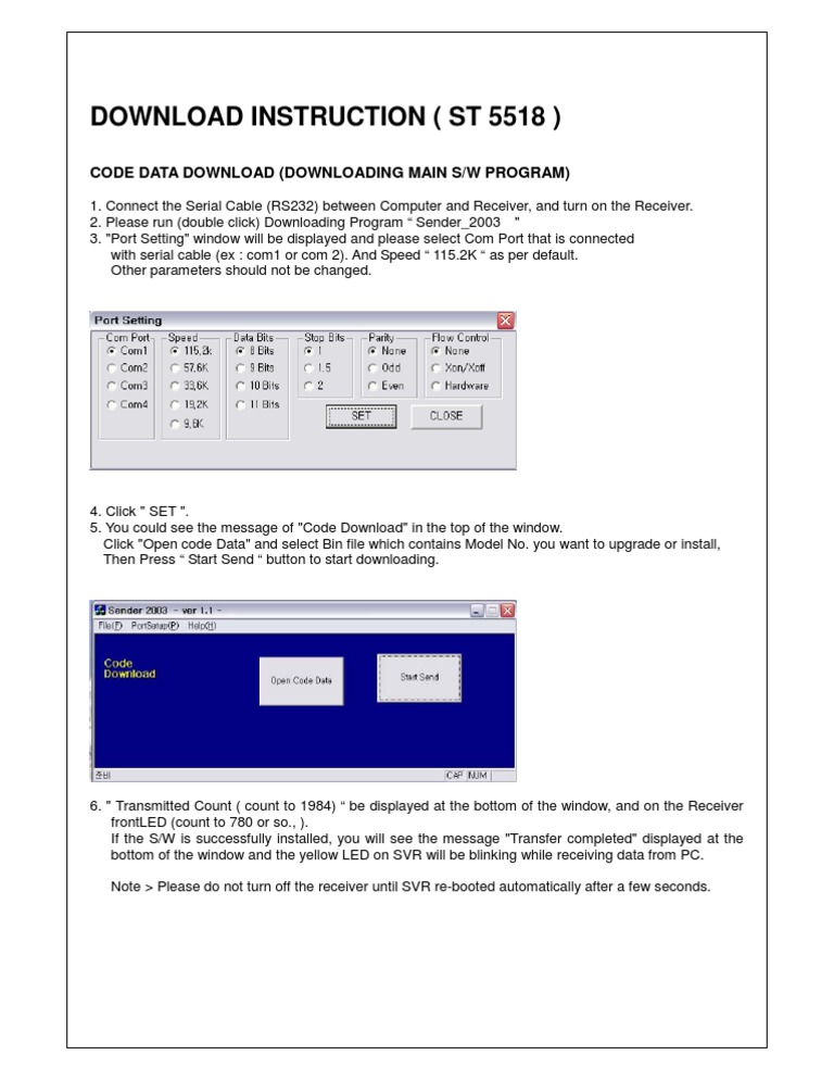 5518 Download Instruction | PDF | Computers