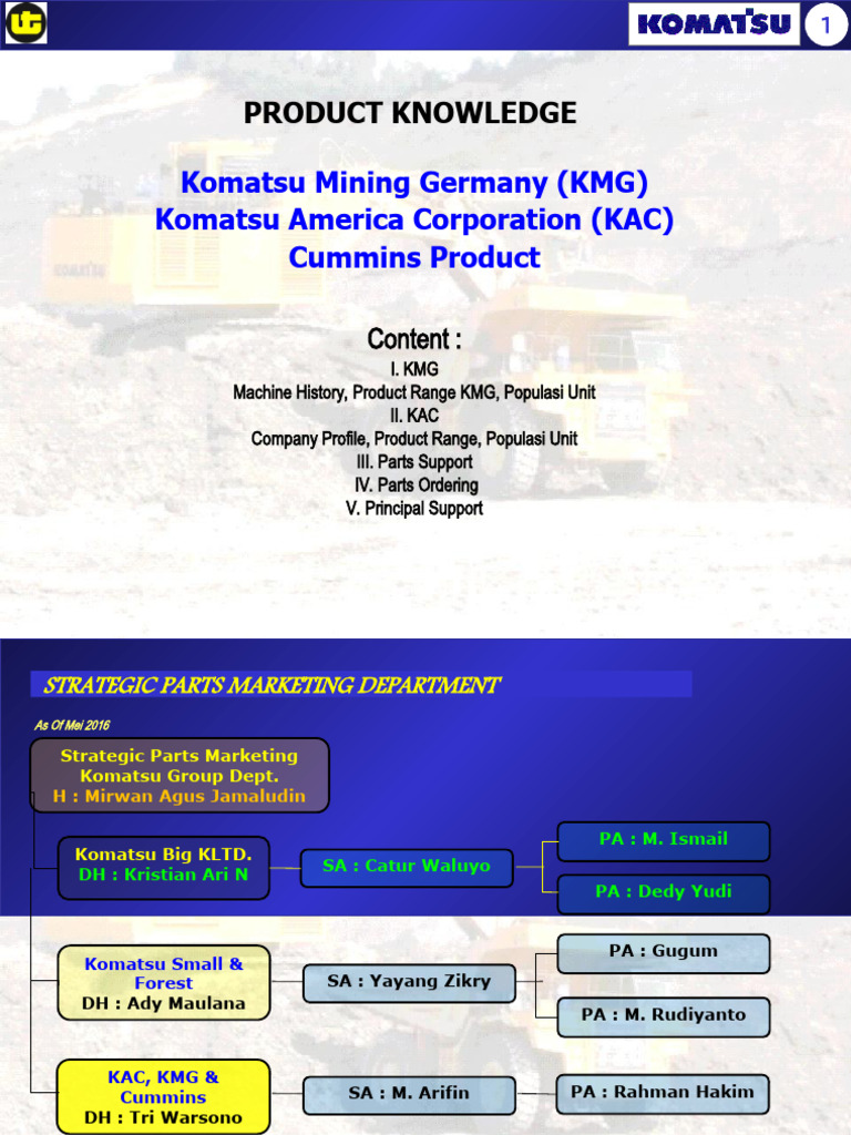 KMG - KAC - Cummins Parts Support - Update | PDF | Construction Equipment
