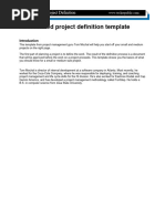 Project Terms of Reference Template | PDF | Feasibility Study | Evaluation