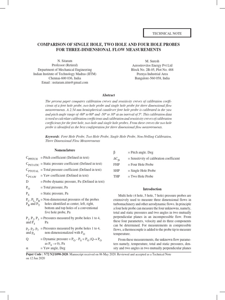 AeSI Paper 1090 NSMS 2020 | PDF | Angle | Calibration