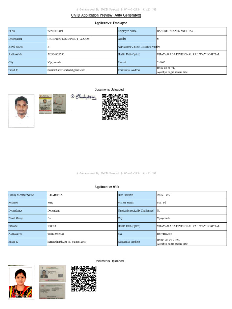 Family Declaration | PDF