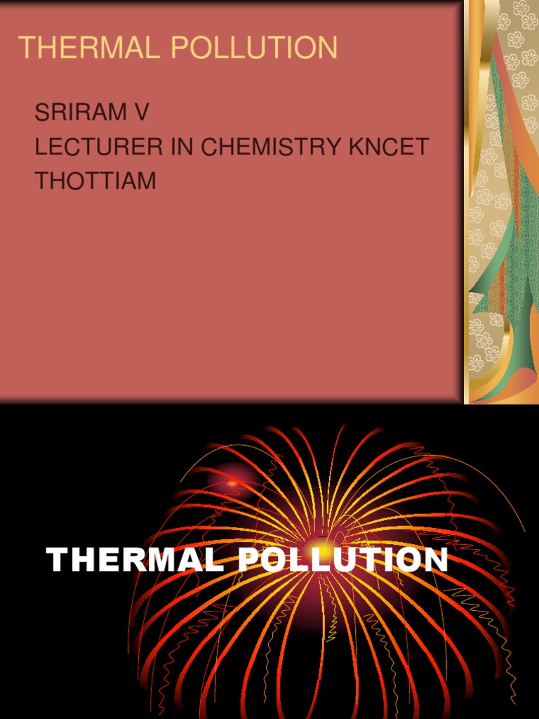 Understanding Thermal Pollution Causes | PDF