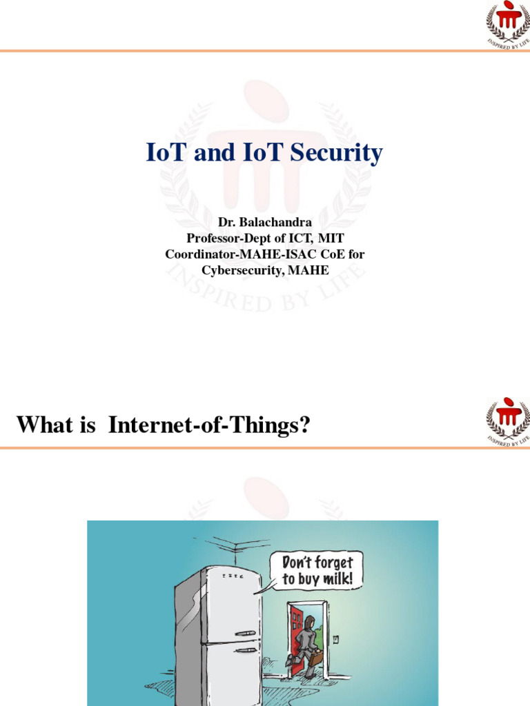Session-1 1 | PDF | Internet Of Things | Security