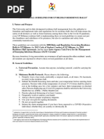 UPLB Dormitory Application Guidelines | PDF | Academic Term | Dormitory