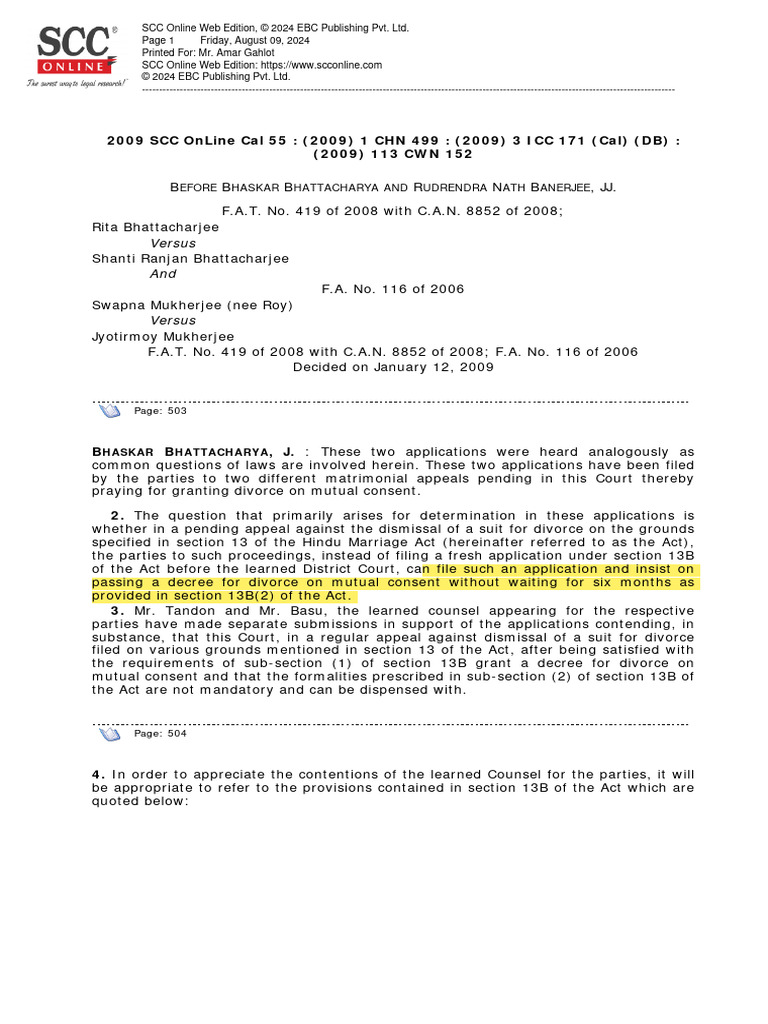 J 2009 SCC OnLine Cal 55 2009 1 CHN 499 2009 3 ICC 1 Amargahlot Gmailcom 20240809 125309 1 14 ...