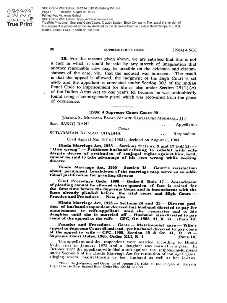 TP 1984 4 SCC 90 103 Amargahlot Gmailcom 20240806 172043 1 14 | PDF | Justice | Crime & Violence