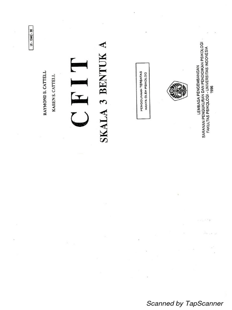 CFIT Skala 3 | PDF