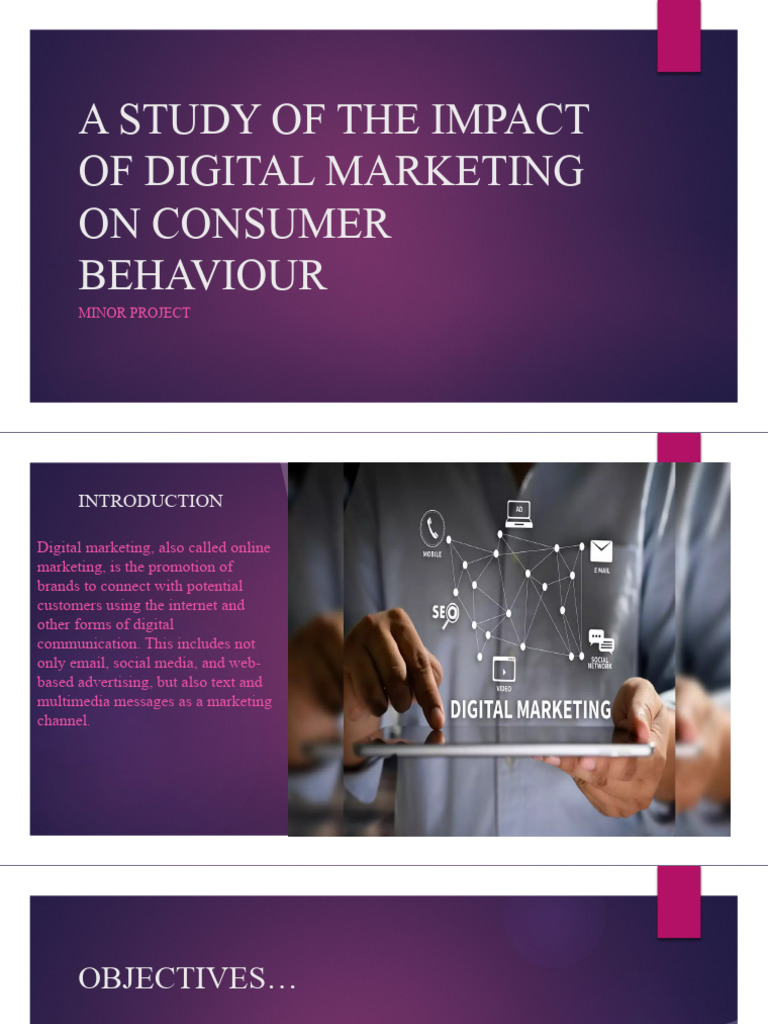 A Study of The Impact of Digital Marketing | PDF | Behavior | Methodology