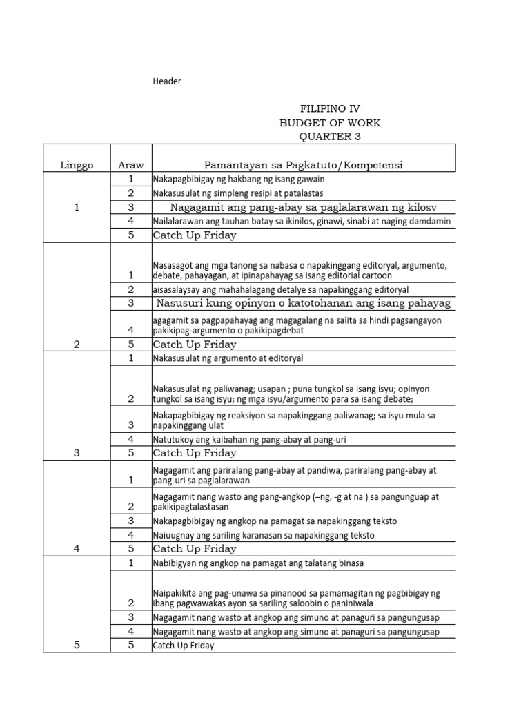 BW Filipino 4 Sample | PDF