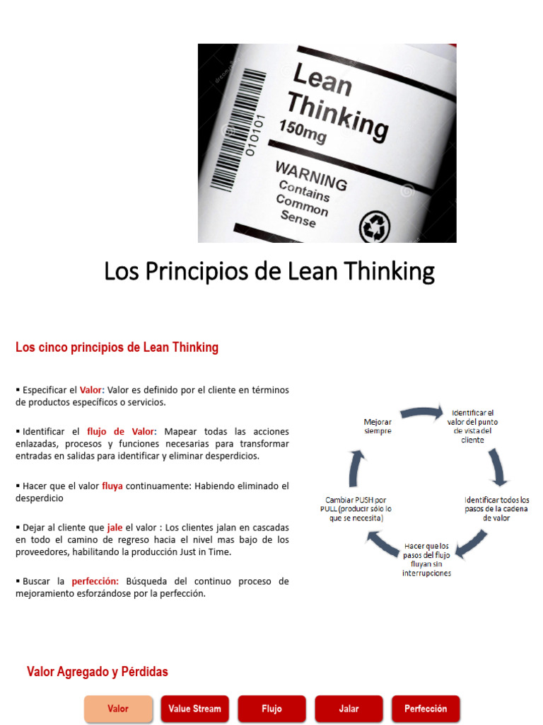 4 Principios Lean y Gestión de Procesos | PDF | Lean Manufacturing ...