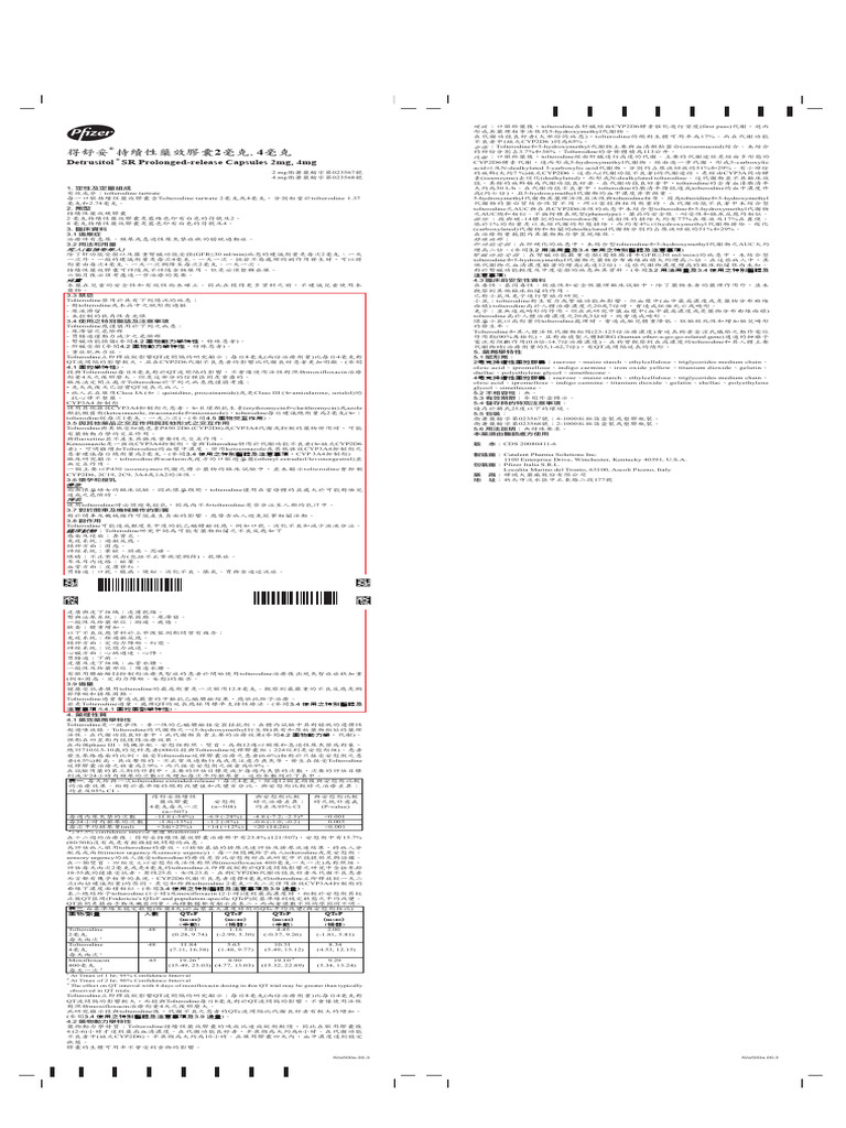 Detrusitol SR Prolonged-Release Capsules 2mg, 4mg | PDF