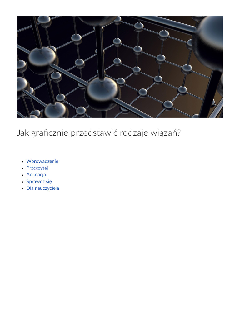 Jak Graficznie Przedstawic Rodzaje Wiazan | PDF