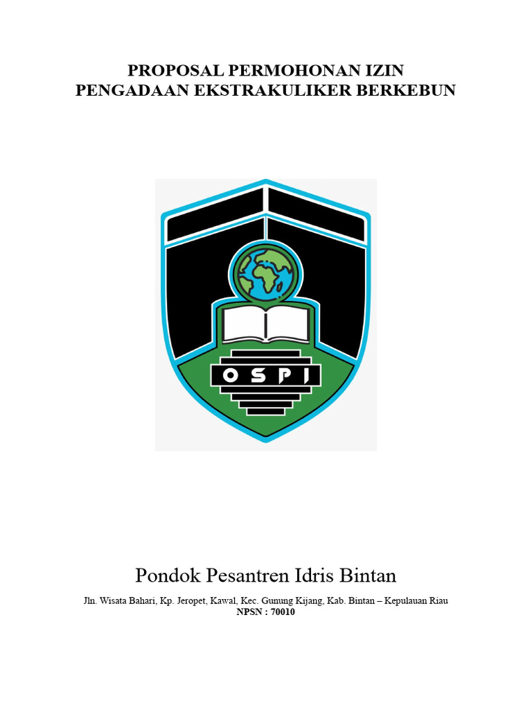 Proposal Pengadaan Ekskul Berkebun | PDF