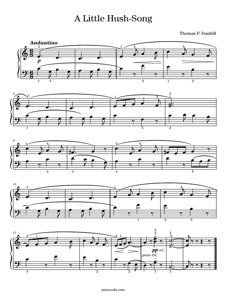 37 A Little Hush Song | PDF