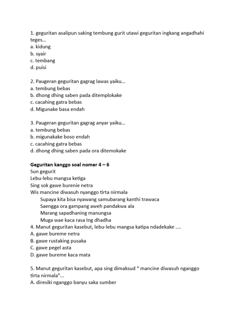 Ngetik Jowo | PDF