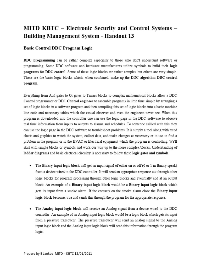 Handout 13 - Bms Programming | PDF | Logic Gate | Computer Program