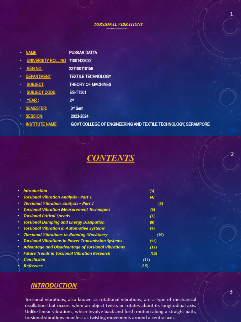 Puskar Datta Roll-11001422022 | PDF | Resonance | Damping