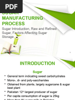 Sugar Manufacturing Process Chart | PDF