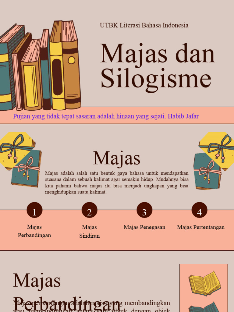 Majas Dan Silogisme Utbk | PDF | Seni & Disiplin Bahasa