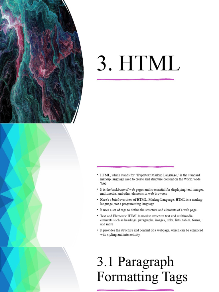 3.HTML List | PDF | Html Element | Html