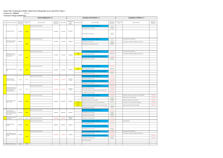 (2024.07.31) Design & Build submission schedule | PDF | Building Engineering | Materials