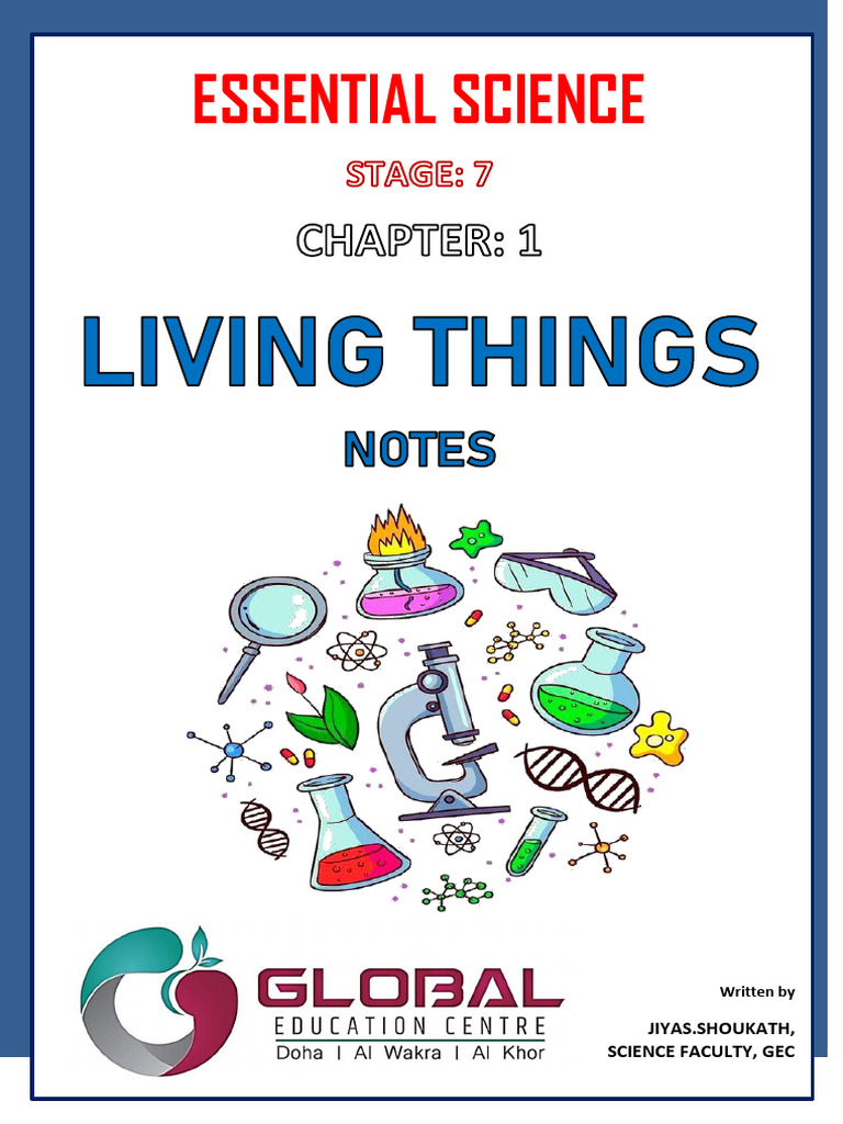 Living things | PDF | Skeleton | Cell (Biology)