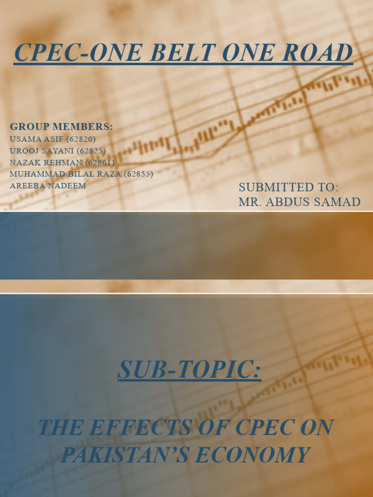 Cpec-One Belt One Road | PDF | Pakistan | Economies