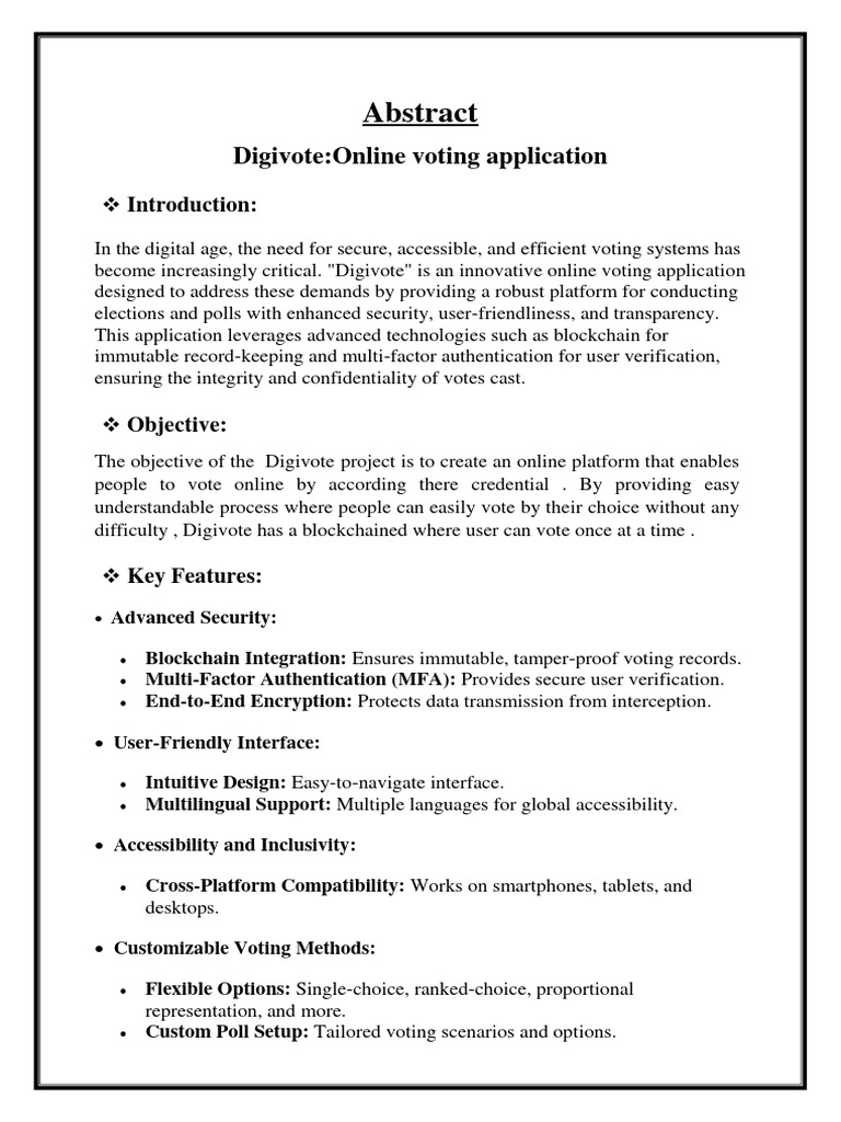 Abstract On Voting System | PDF | Java Script | Databases