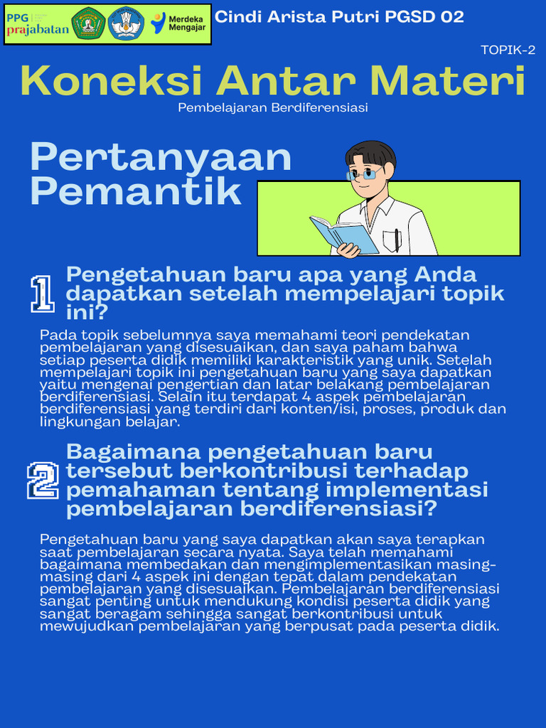 Cindi Arista Putri-Topik 2-Koneksi Antar Materi-PB | PDF