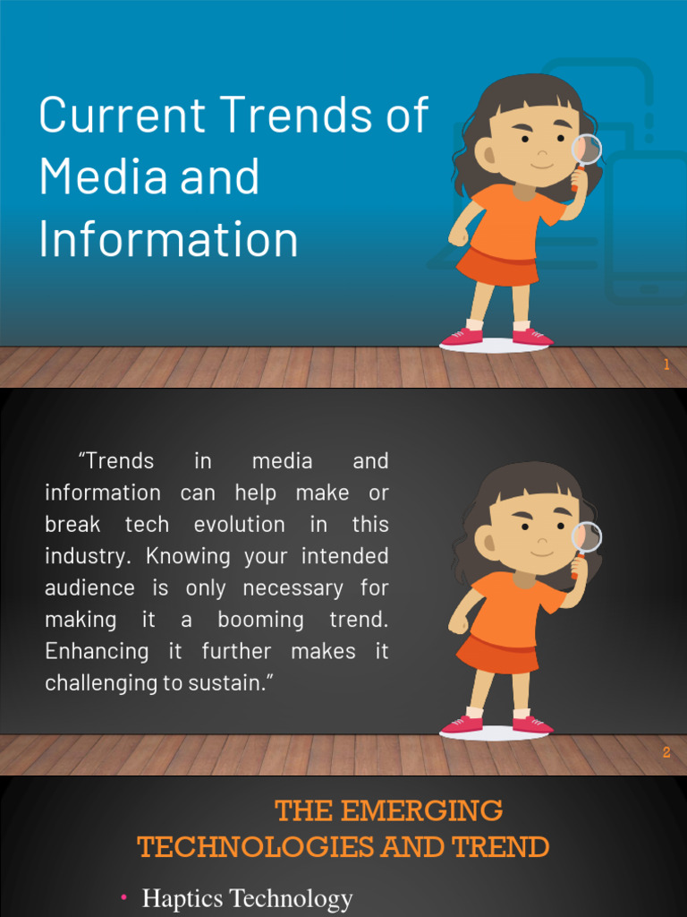 Current Trends in Media and Information 1 | PDF | Stereoscopy | Virtual ...