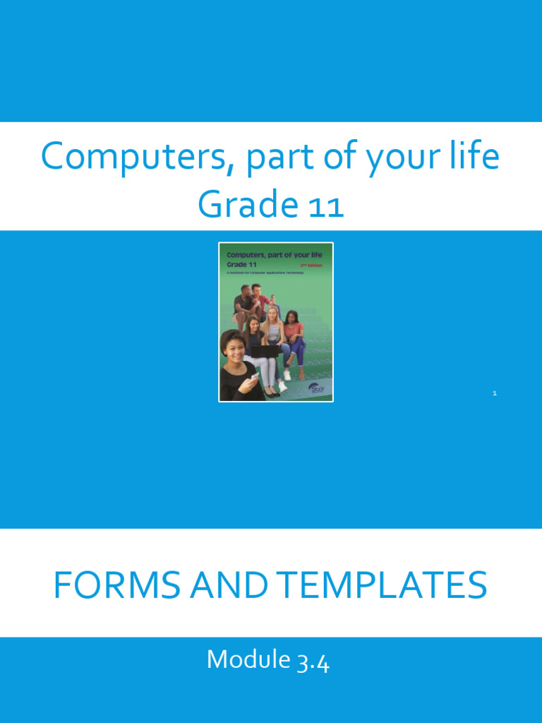 3 - 4 Forms and Templates | PDF | Microsoft Word | Computing