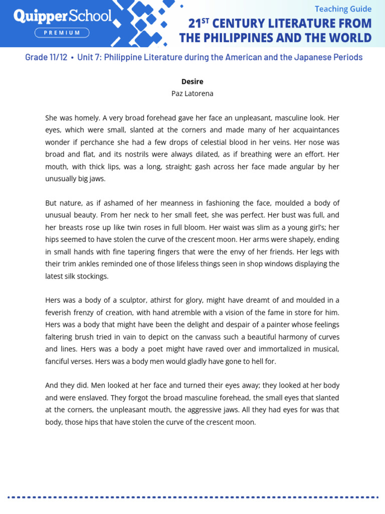 ME EngLT 11 Q1 0701 - AR - Philippine Literature During The American ... ME EngLT 11 Q1 0701 - AR - Philippine Literature During The American ...
