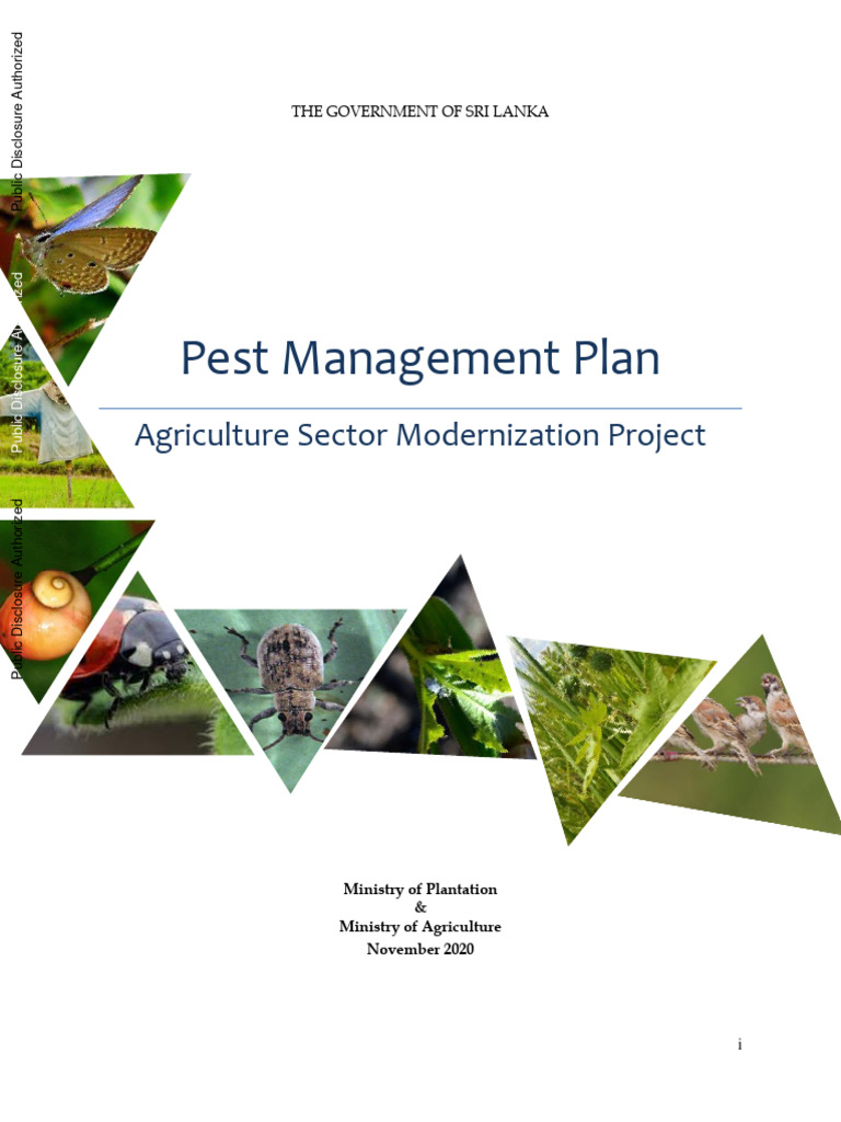 Pest Management Plan: Agriculture Sector Modernization Project | PDF | Pesticide | Agriculture