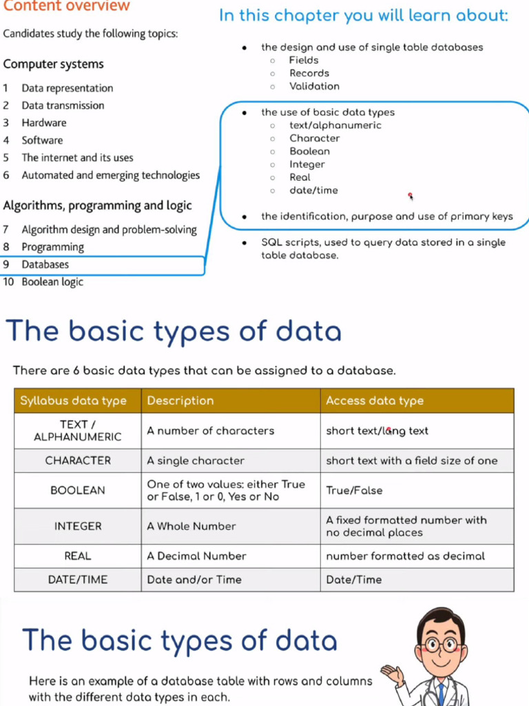 DataTypes and Primary Keys | PDF