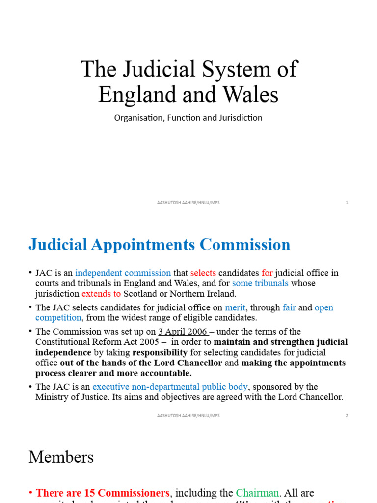 1.12 The British Judiciary | PDF | Judiciary Of England And Wales ...