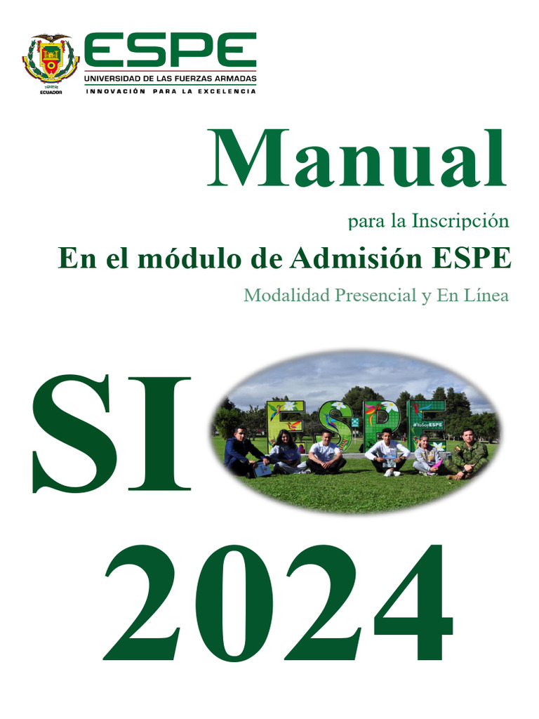 Manual de Inscripción Admisión SI 2024 | PDF | Contraseña | Spamming