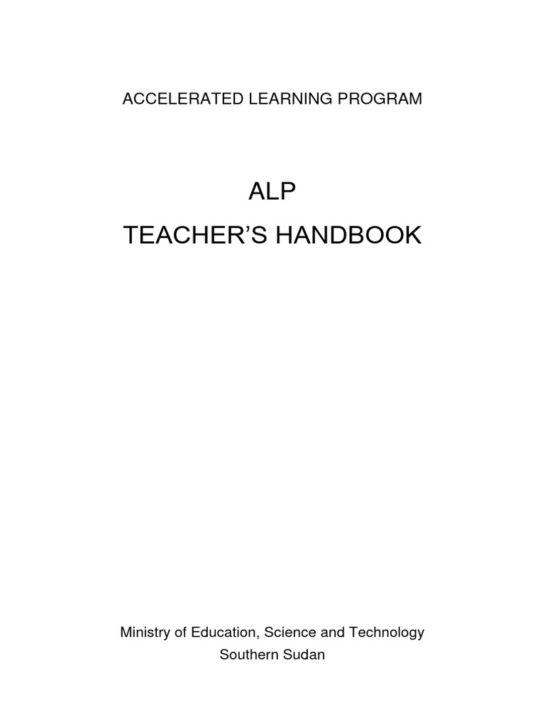 Accelerated Learning Program | PDF | Teachers | Learning
