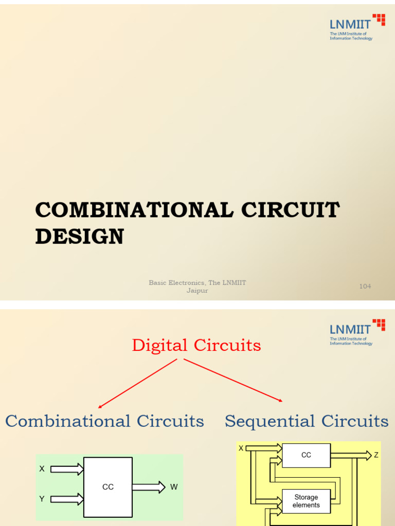 combinational | PDF | Digital Electronics | Electronics