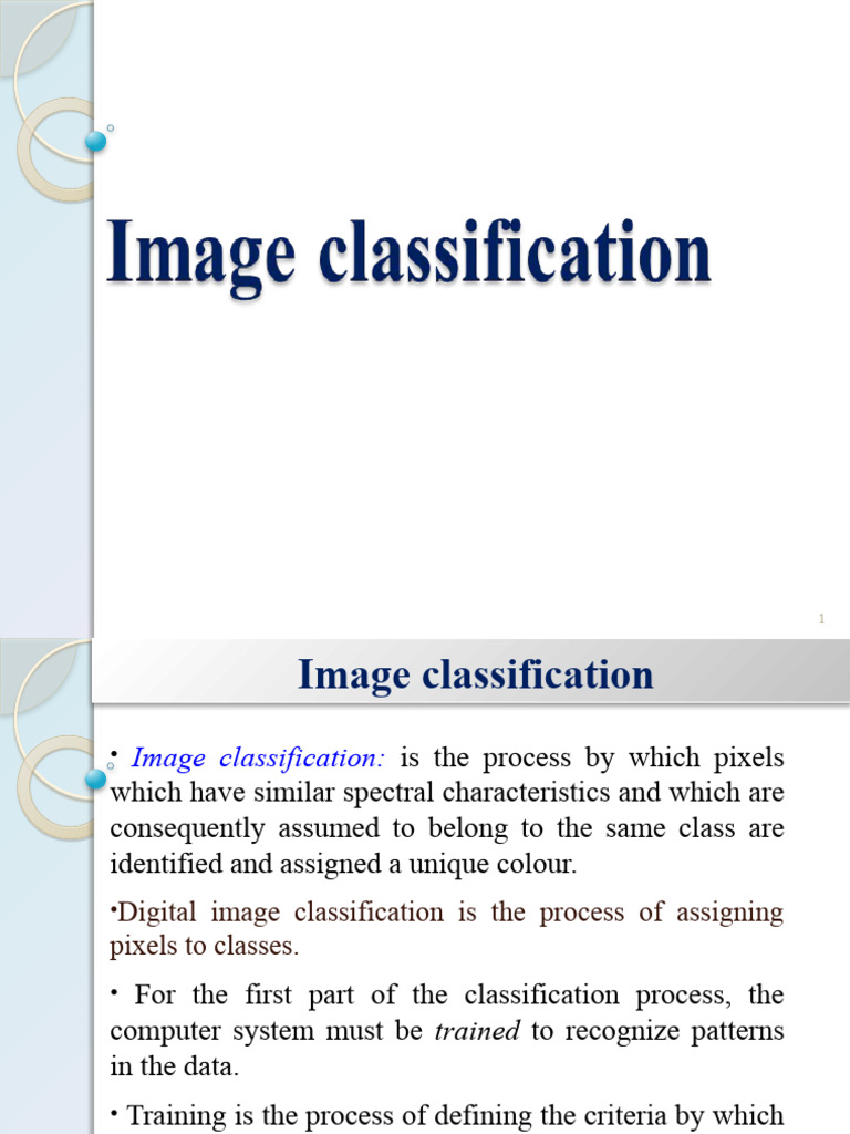 Image Classification | PDF | Statistical Classification | Accuracy And ...
