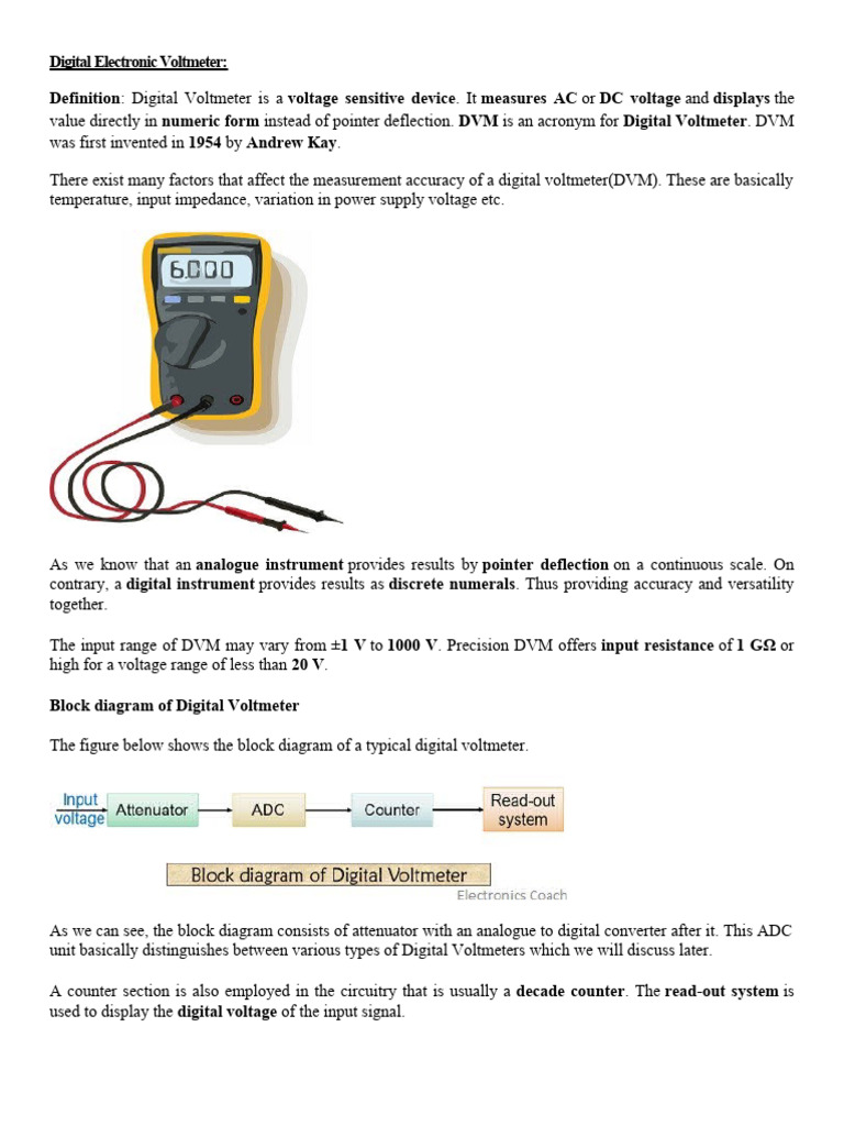 Digital Voltmeter, Qmeter, Smith Chart | PDF | Inductor | Inductance
