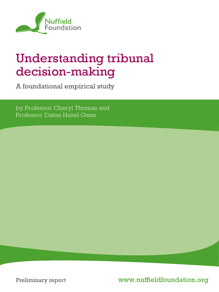 NUFJ0000 Tribunaldecision Making 27-03-14 | PDF | Tribunal ...