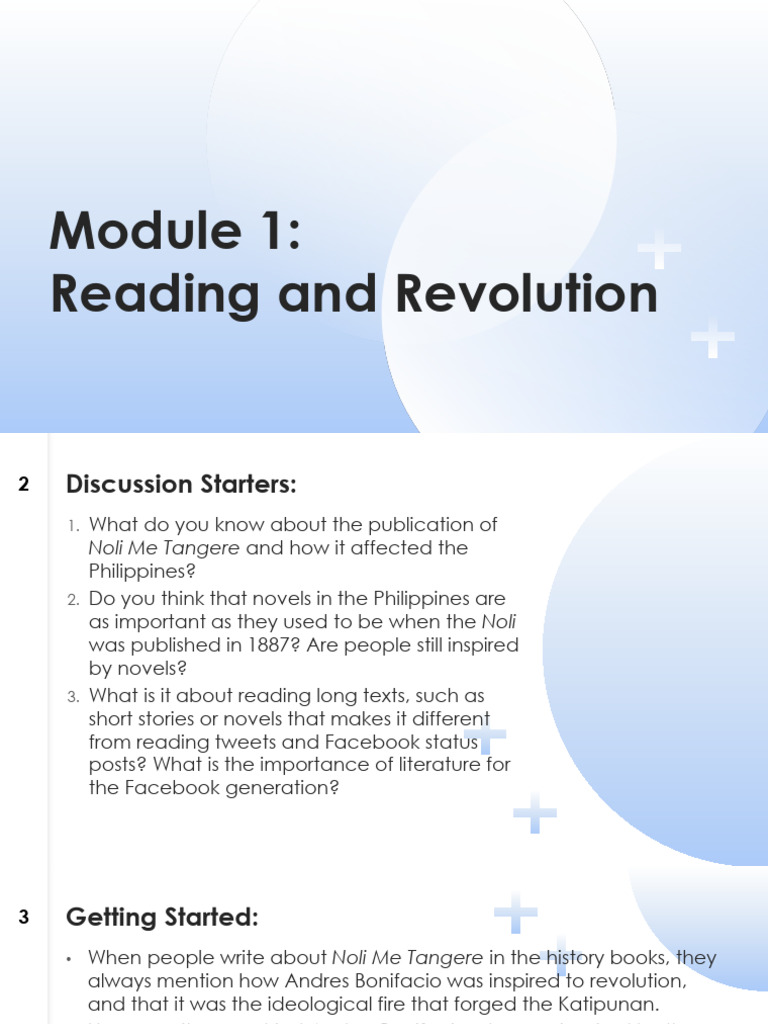 Module 1 Reading and Revolution | PDF | Creativity