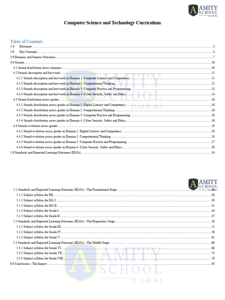Cst Curriculum Pdf Computer Programming Computer Program